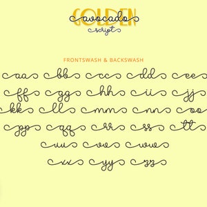 Golden Avocado Font, Script Font, Handwritten Font, Signature Font ...