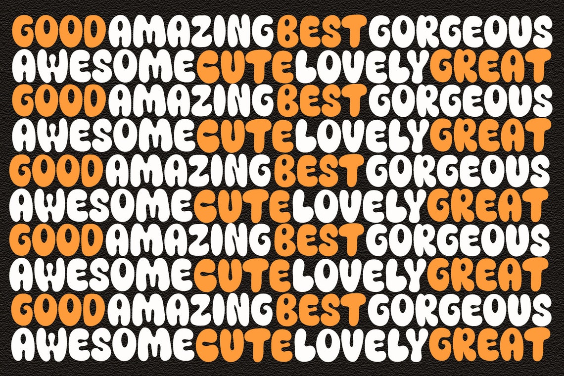 Cozy Fall Font Retro Font Vintage Font Groovy Font Boho - Etsy