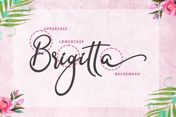 Art & Collectibles Drawing & Illustration Digital Handwritten Font ...