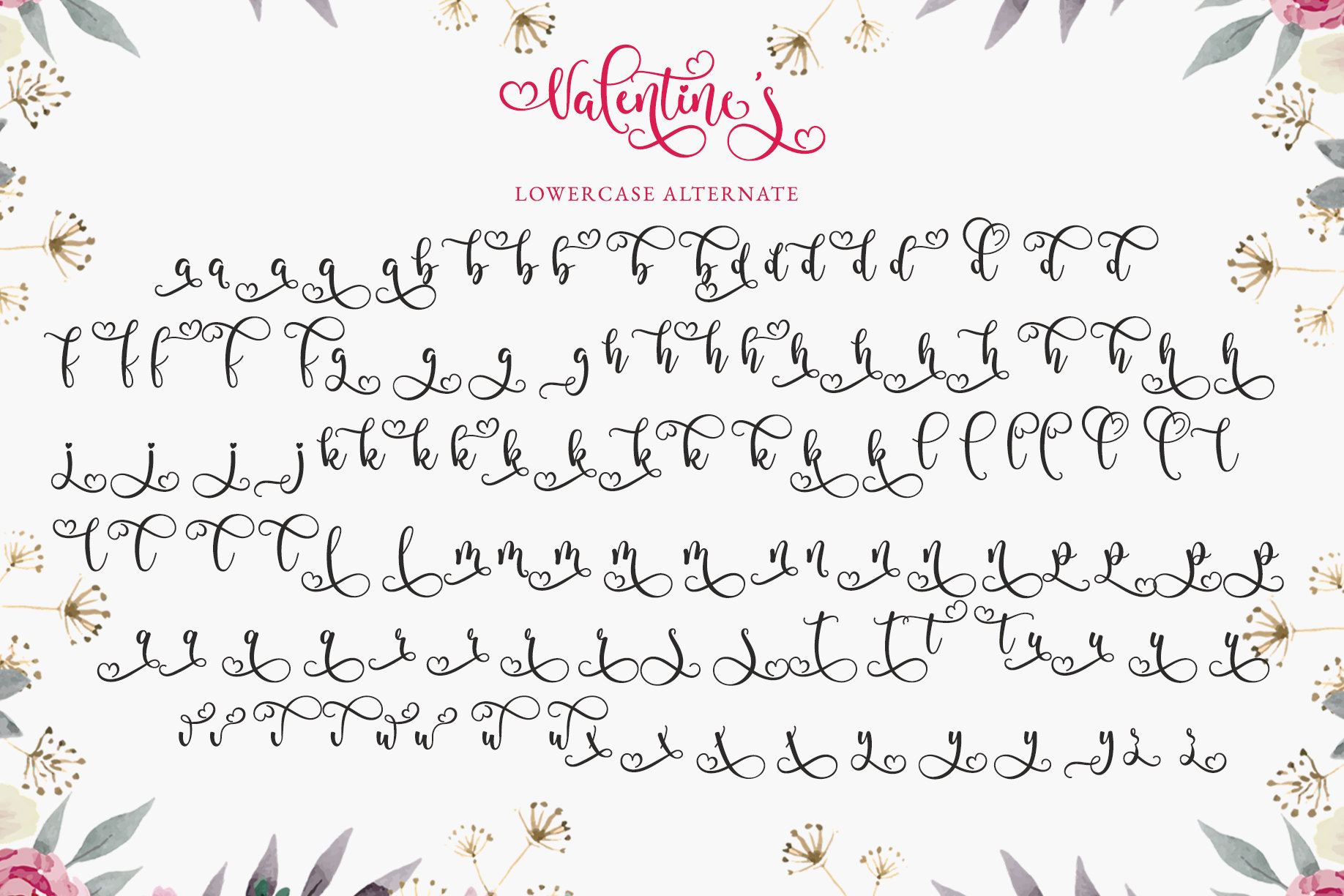 Valentines Font, Script Font, Handwritten Font, Heart Font, Bouncy Font ...