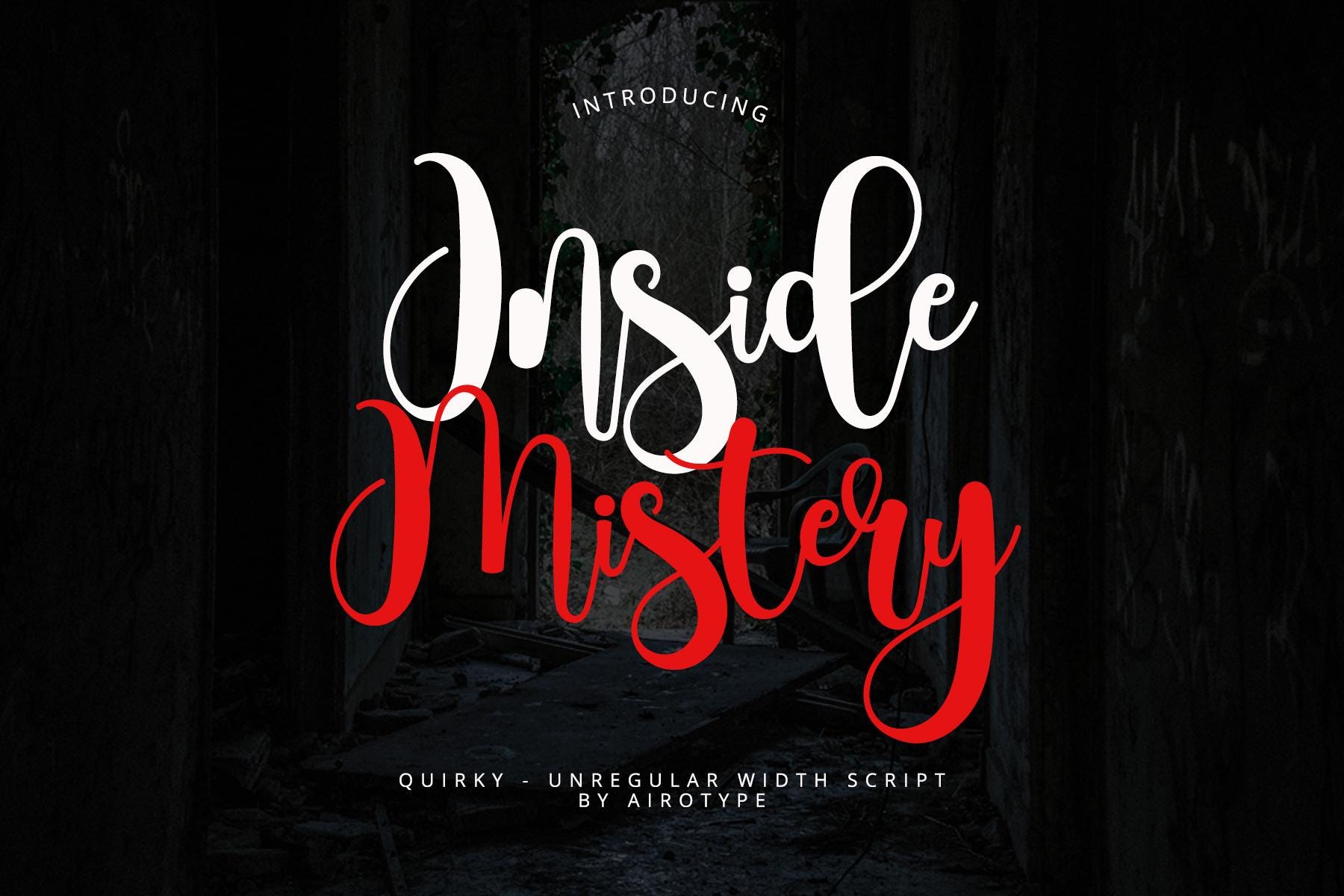 Inside Mistery Font, Handwritten Font, Horror Font, Halloween Font ...