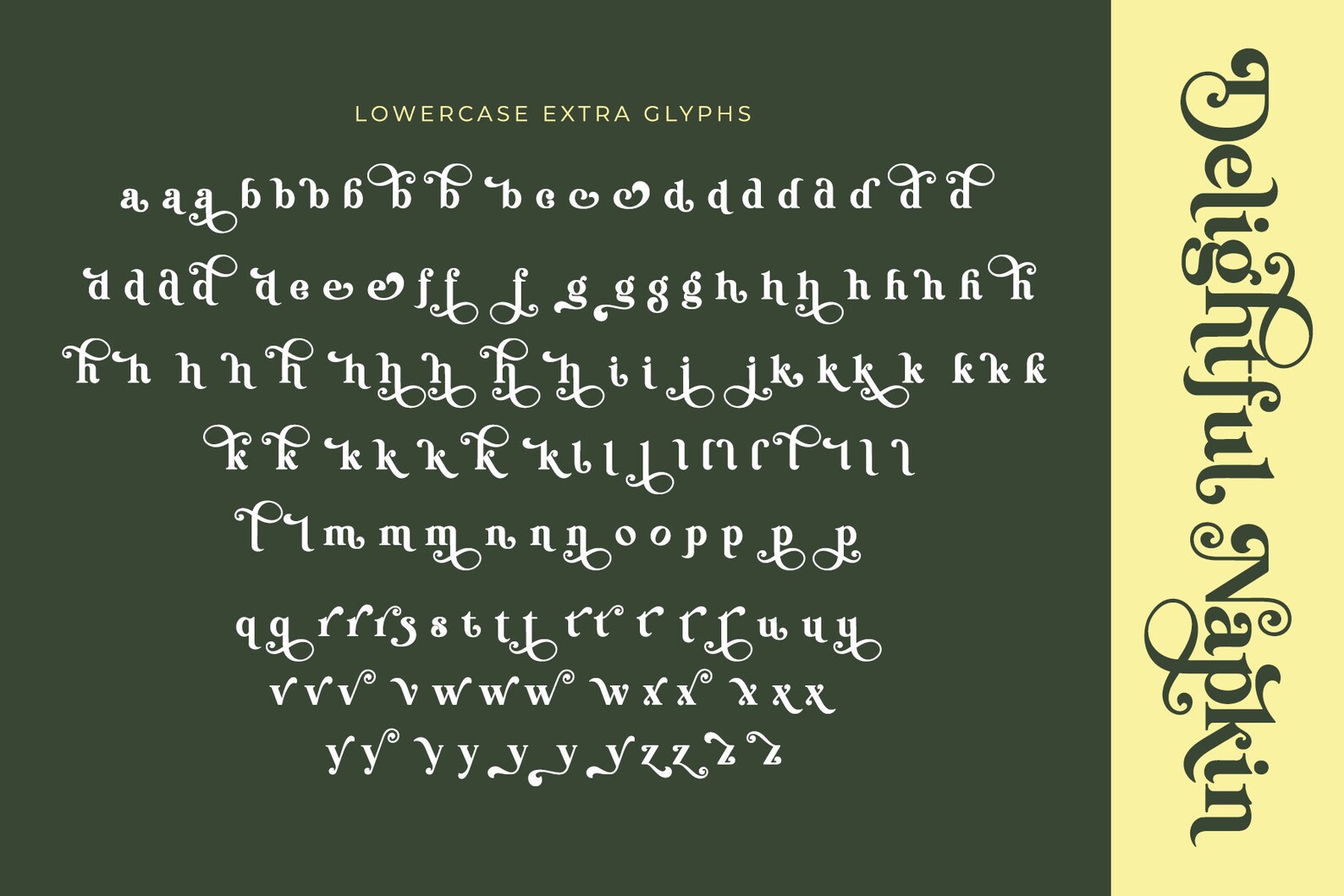 Delightful Napkin Font Serif Font Retro Font Vintage Font - Etsy