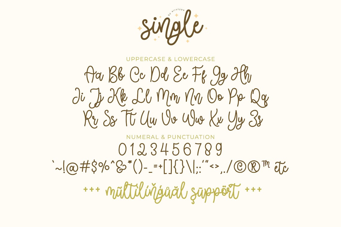 Single Font, Handwritten Font, Handwriting Font, Script Font, Cursive ...