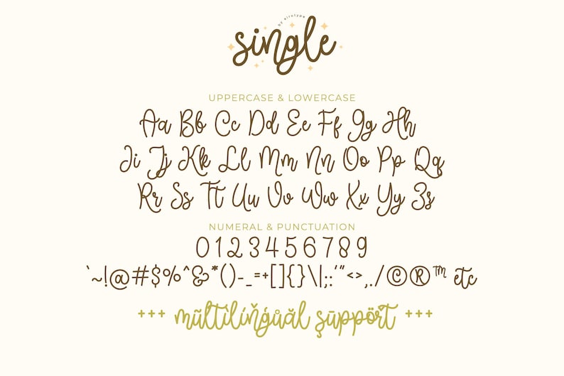 Single Font, Handwritten Font, Handwriting Font, Script Font, Cursive ...