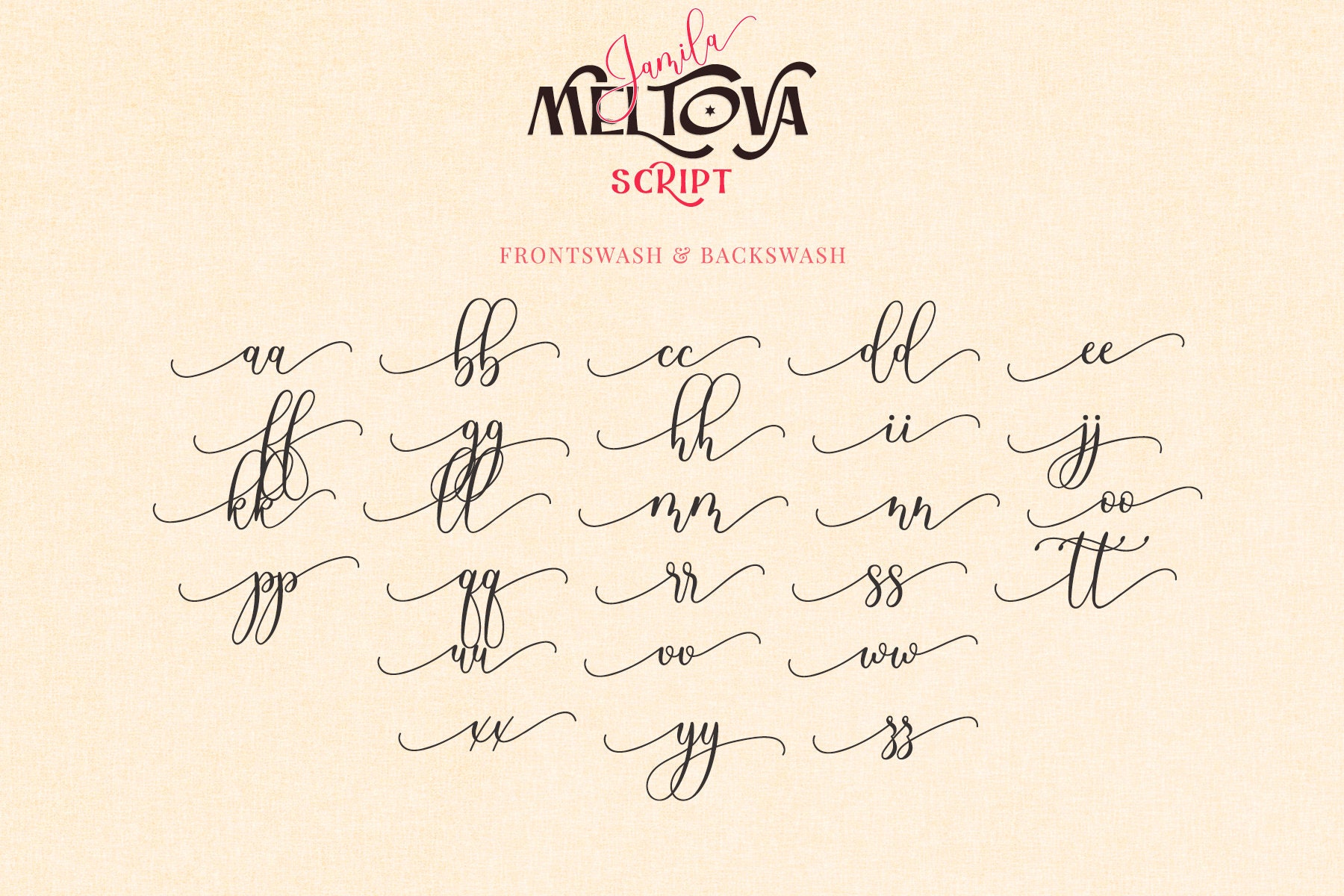 Jamila Meltova Font, Script Font, Tail Font, Handwritten Font, Cursive Font, Swash Font, Bouncy ...