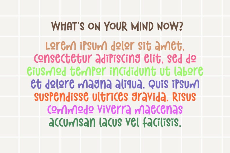 Mixed Notes Font, Bold Font, Cute Font, Fun Font, Modern Font, Cricut ...