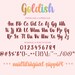 Goldish Font, Handwritten Font, Script Font, Handwriting Font, Simple ...