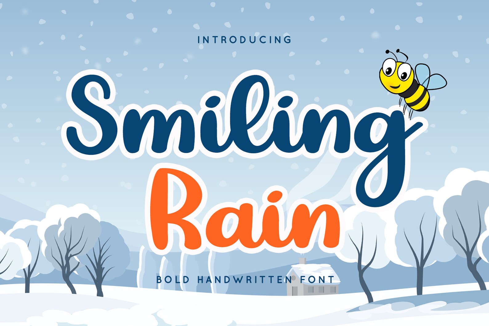 Smiling Rain Font Bold Font Script Cute Font Kids Font - Etsy