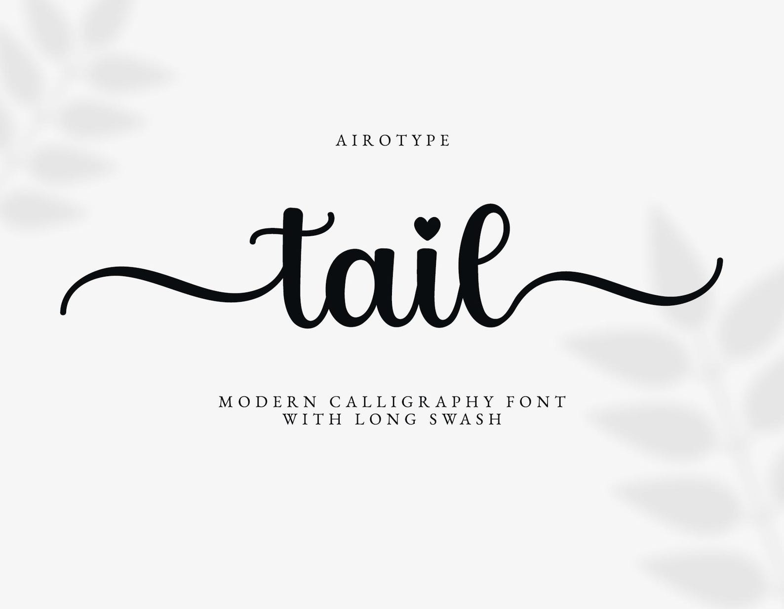 Tail Font, Script Font, Swash Font, Calligraphy Font, Handwritten Font ...