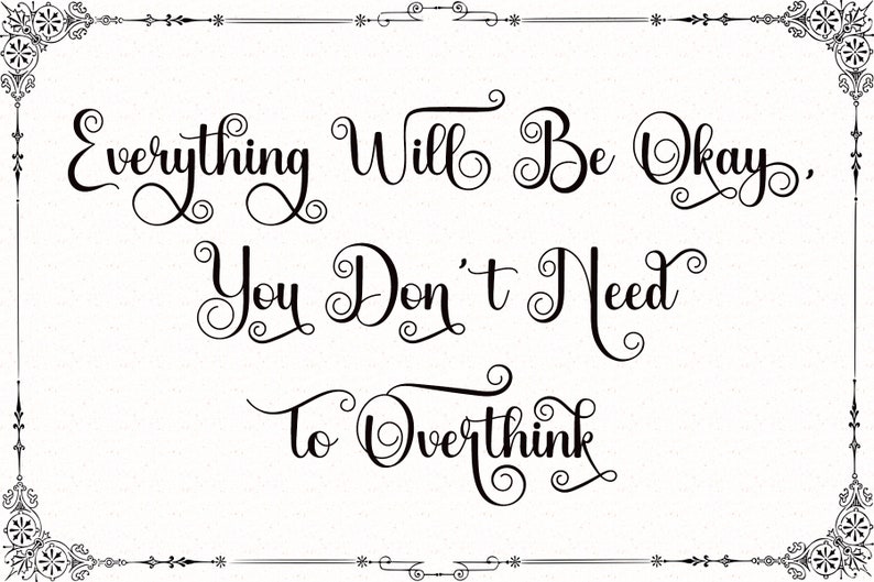 Aliyah Script Font, Wedding Font, Christmas Font, Handwritten Font ...