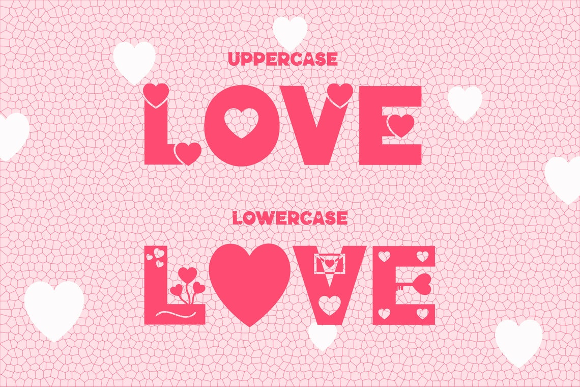 Honey Font, Love Font, Valentines Font, Wedding Font, Bold Font, Heart ...