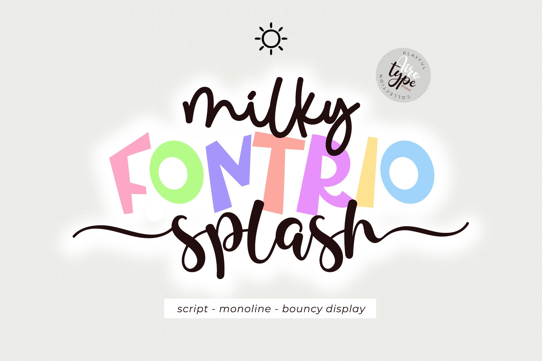 Milky Splash Font Handwritten Font Script Font Cute Font - Etsy