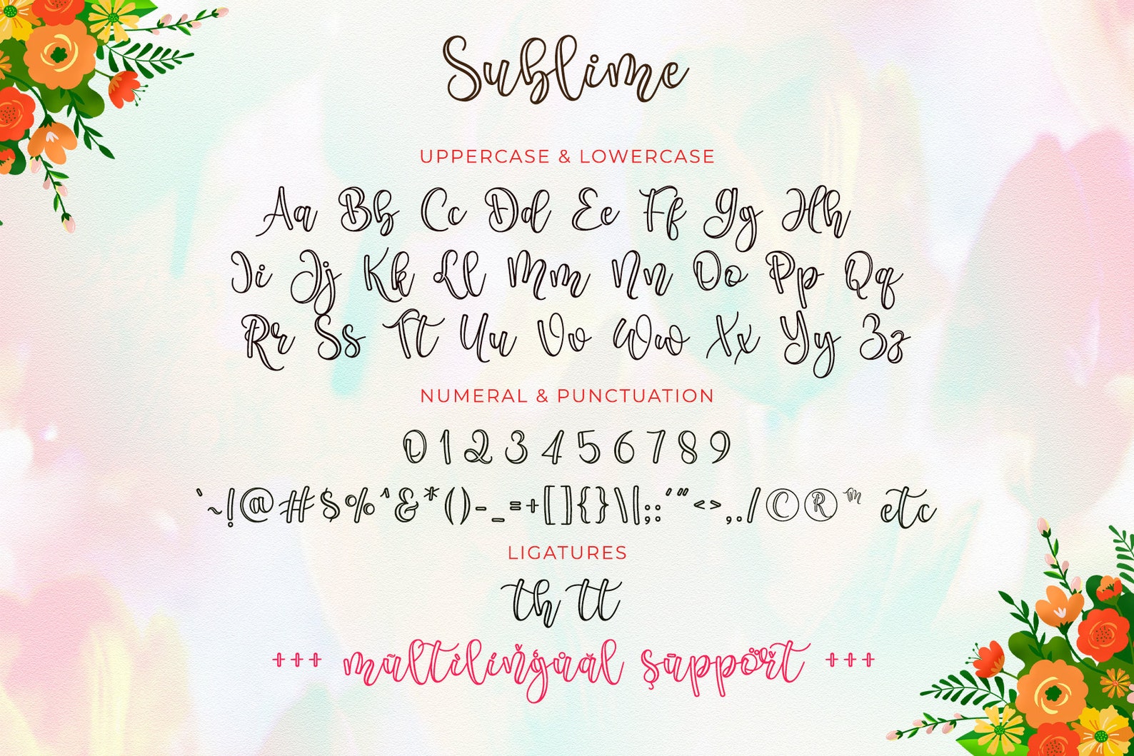 Sublime Font, Script Font, Calligraphy Font, Handwritten Font, Cursive Font, Outline Font ...
