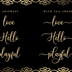 Shipwest Font, Script Font, Handwritten Font, Tail Font, Swash Font, Thin Font, Cursive Font ...