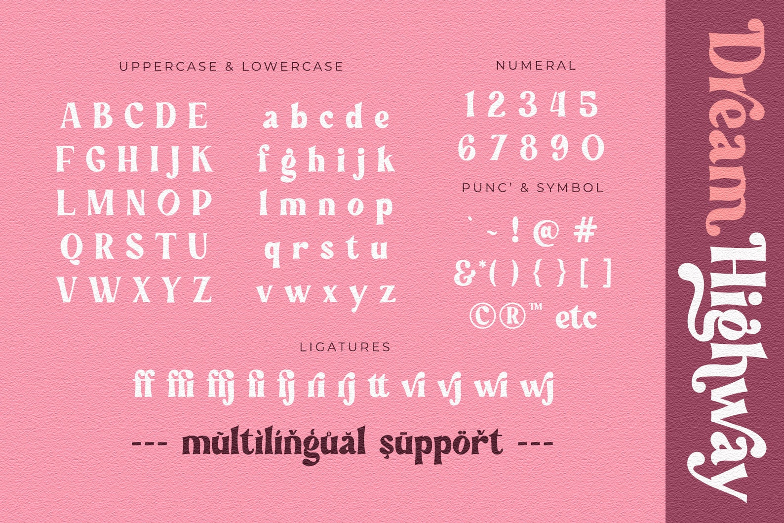 Dream Highway Font, Retro Font, Vintage Font, Serif Font, Groovy Font ...