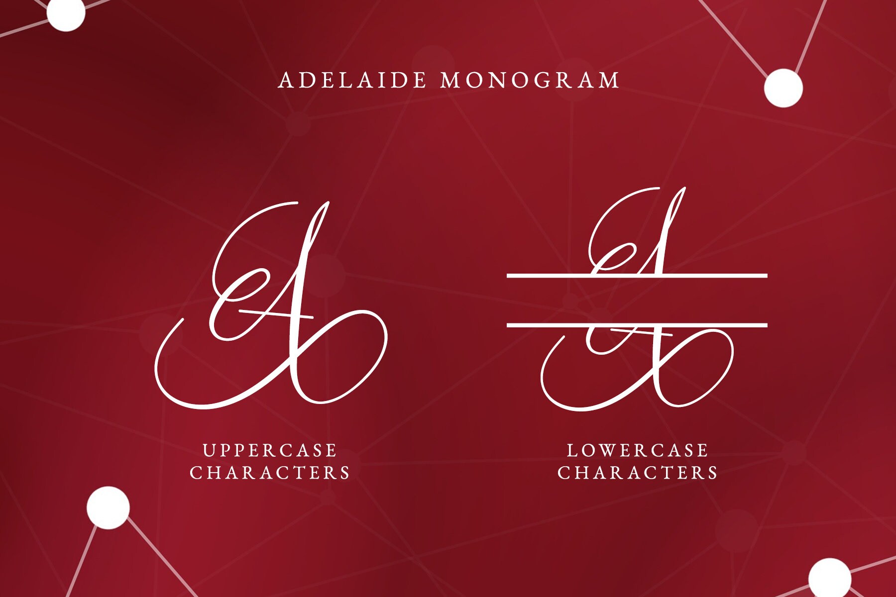 Adelaide Font, Script Font, Wedding Font, Monogram Font, Swash Font ...