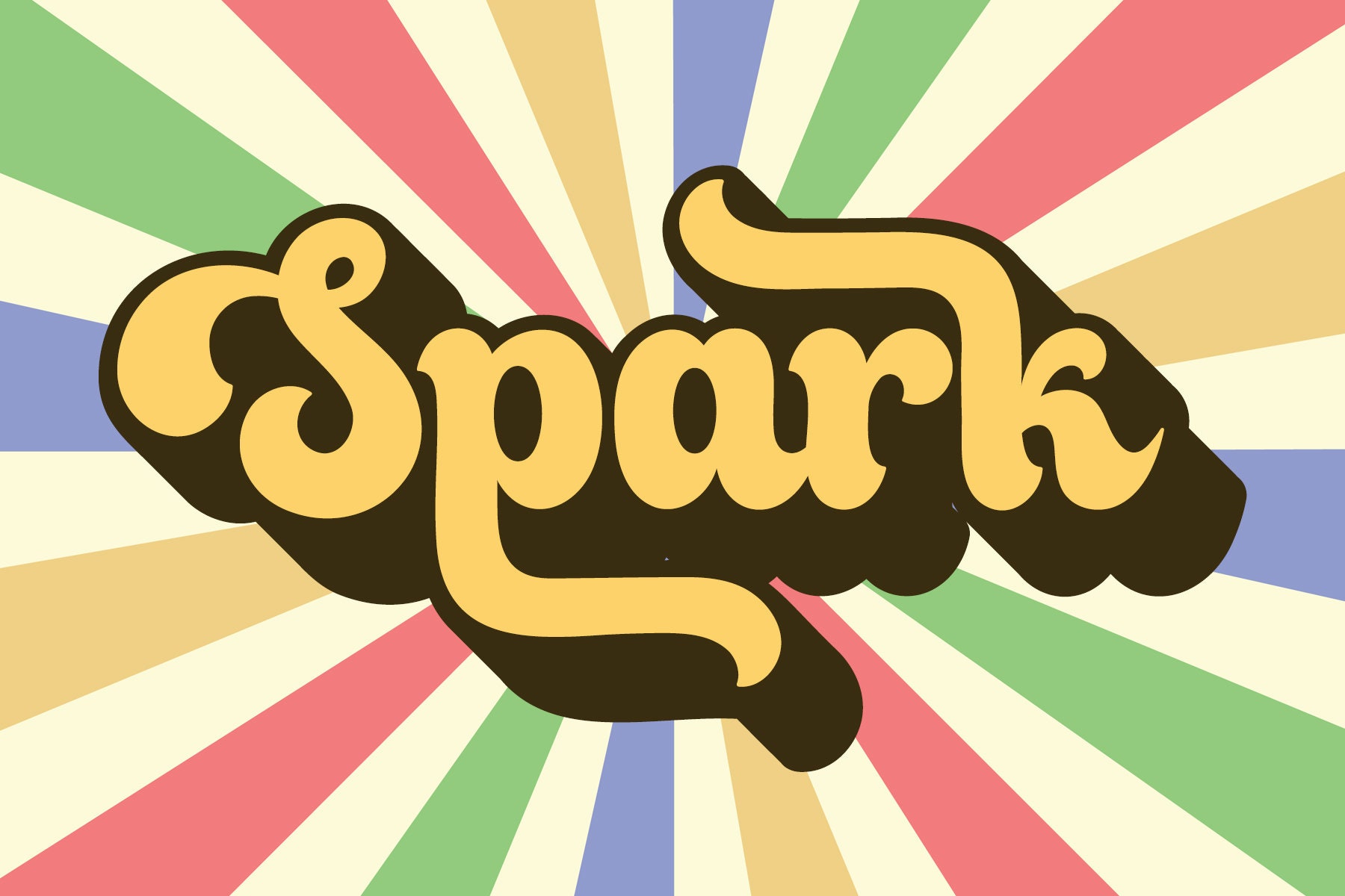 Monkey Script Font, Retro Font, Groovy Font, Vintage Font, Handwritten ...