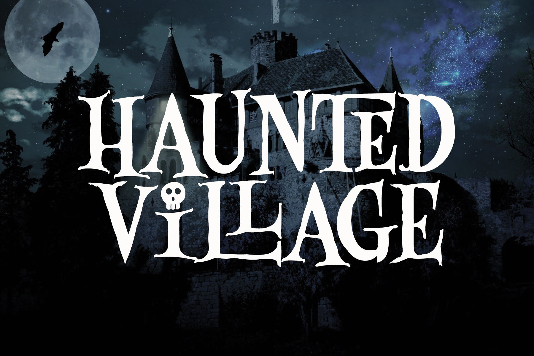 With Broom, Spooky Font, Halloween Font, Serif Font, Retro Font, Horror ...