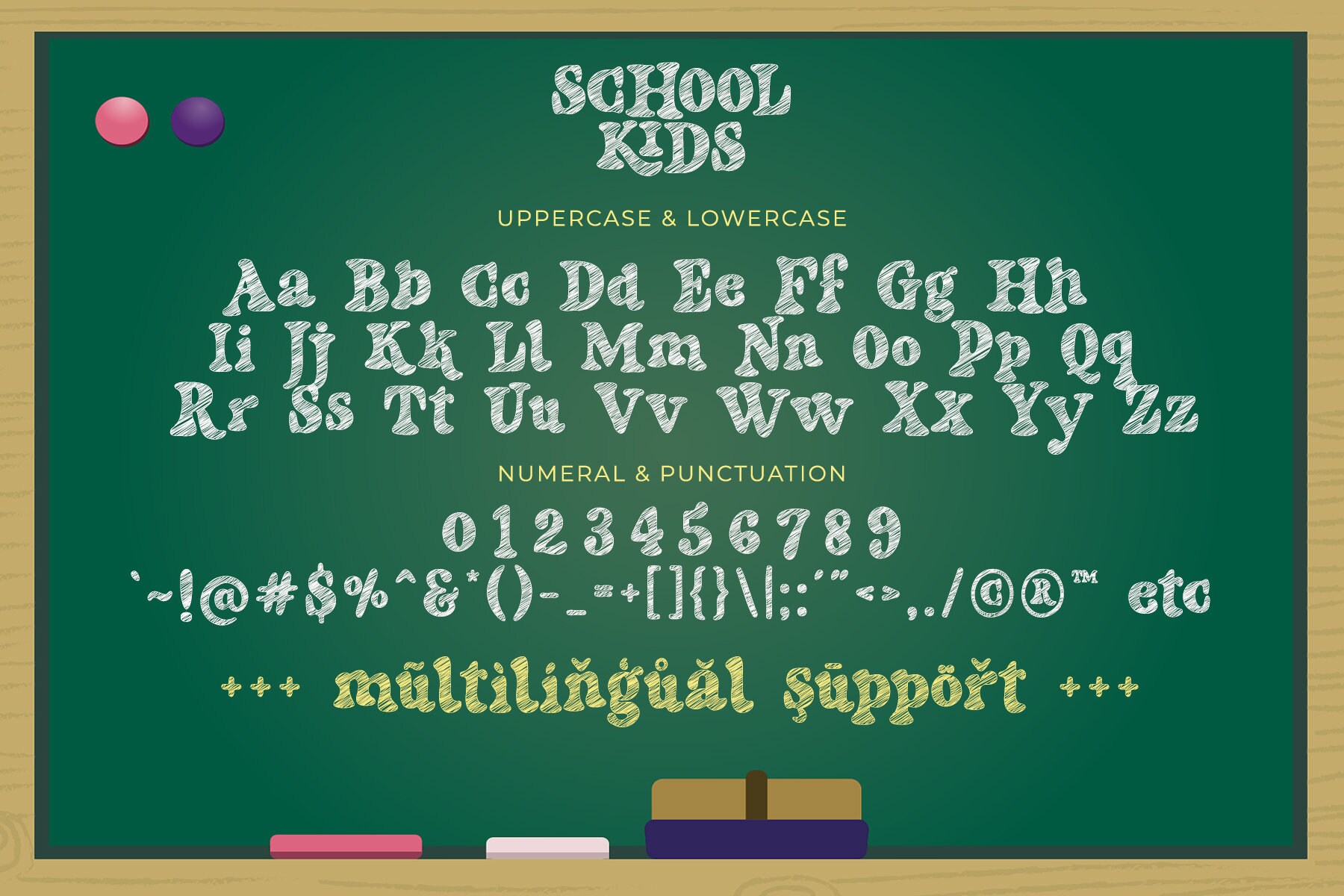 School Kids Font, Sketch Font, Display Font, School Font, Kids Font ...