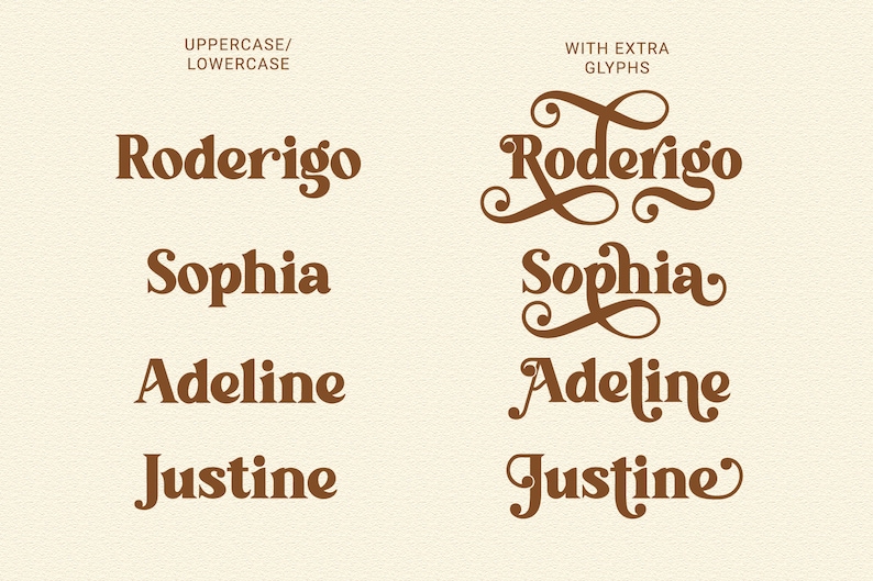 Millonia Font, Serif Font, Retro Font, Vintage Font, Modern Font ...