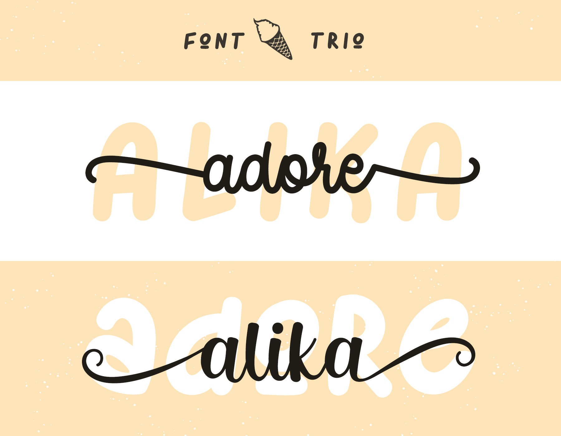 Adore Alika Font, Handwritten Font, Script Font, Tail Font, Swash Font ...