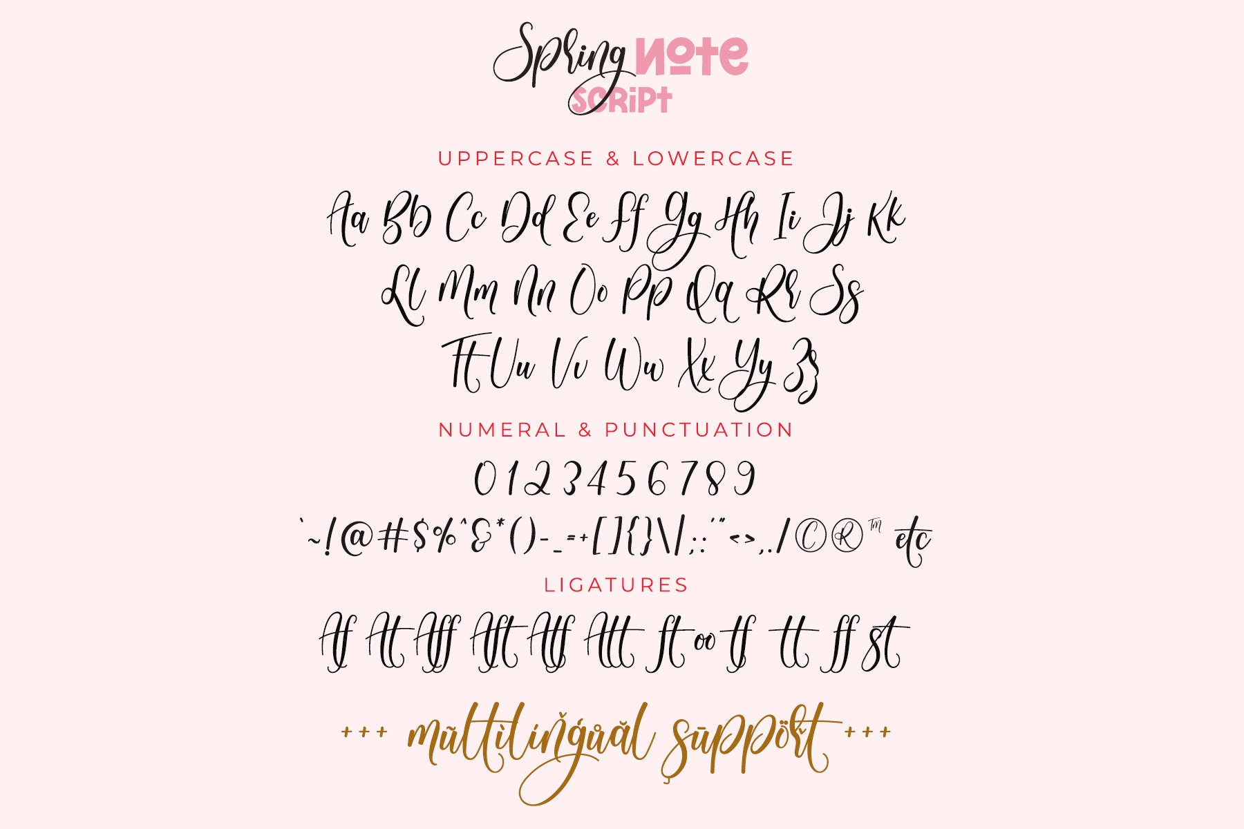 Spring Note Font Duo, Handwritten Font, Script Font, Cursive Font ...