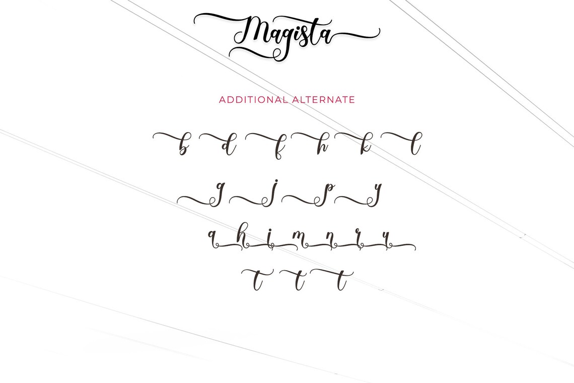Magista Font, Swash Font, Tail Font, Font With Tail, Swoosh Font, Bouncy Font, Wedding Font ...