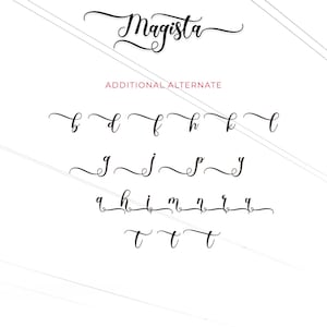 Magista Font, Swash Font, Tail Font, Font With Tail, Swoosh Font, Bouncy Font, Wedding Font ...