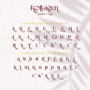 Kollagen Font, Sans Serif Font, Modern Font, Wedding Font, Vintage Font ...