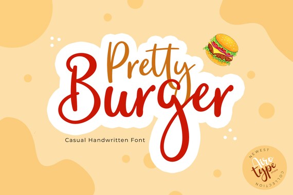 Art & Collectibles Drawing & Illustration Digital Handwritten Font ...