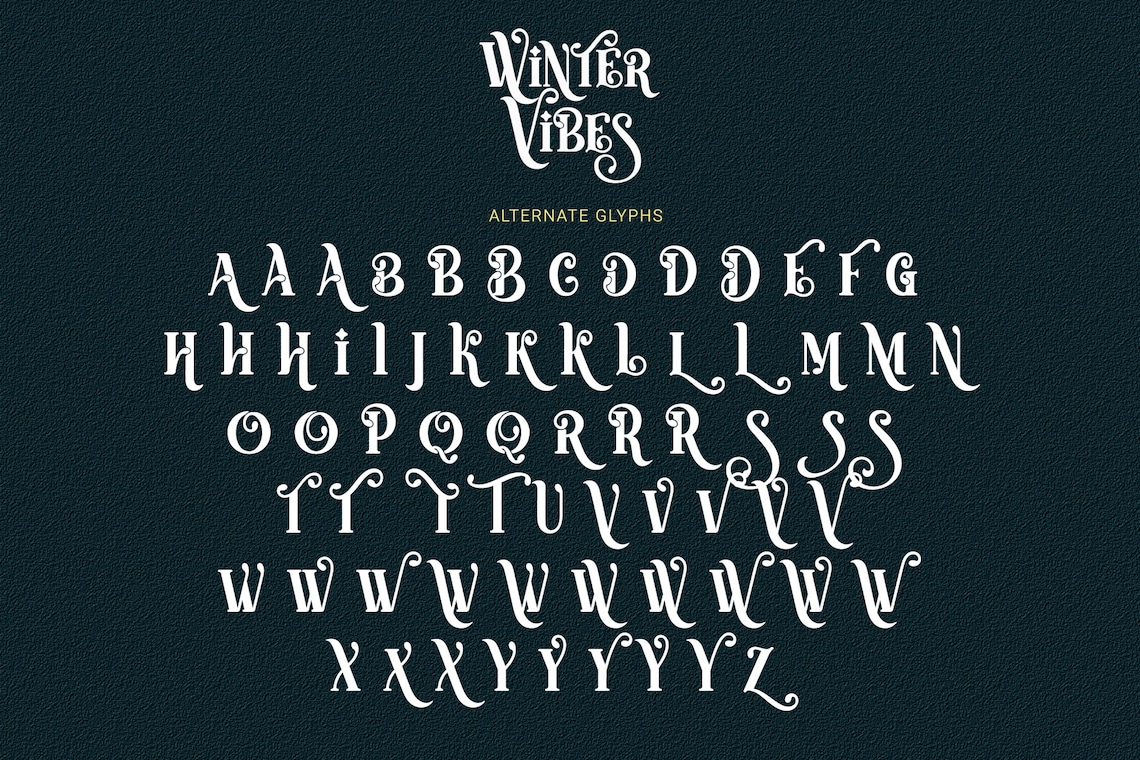 Winter Vibes Font, Serif Font, Modern Font, Winter Font, Boho Font ...