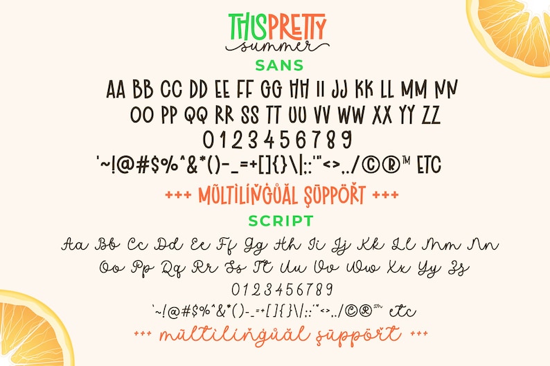 Pretty Summer Font, Cute Font, Playful Font, Kids Font, School Font ...