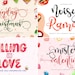Script Font Bundle, Handwritten Font Bundle, Calligraphy Font, Swash ...