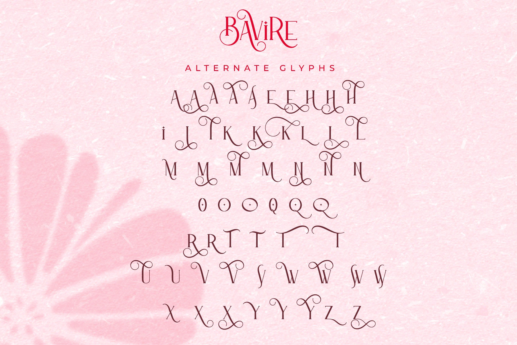 Bavire Font, Serif Font, Display Font, Modern Font, Vintage Font ...