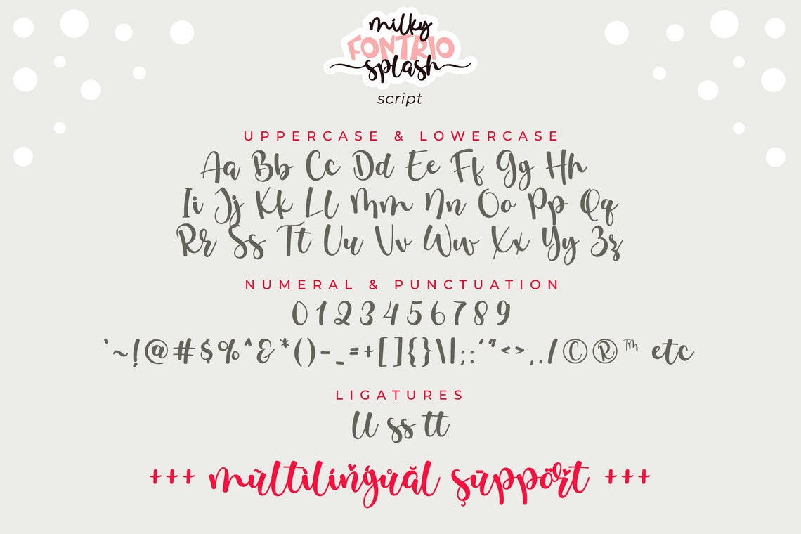 Milky Splash Font, Handwritten Font, Script Font, Cute Font ...