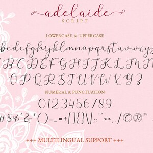 Adelaide Font, Script Font, Wedding Font, Monogram Font, Swash Font ...