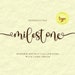 Milestone Script Font, Calligraphy Font, Swash Font, Font With Tail ...
