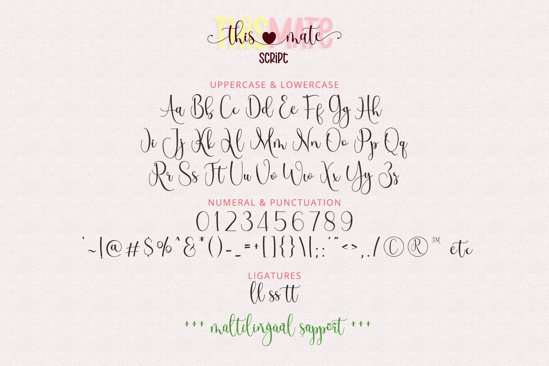 This Mate Font, Script Font, Handwritten Font, Heart Font, Heart Swash ...
