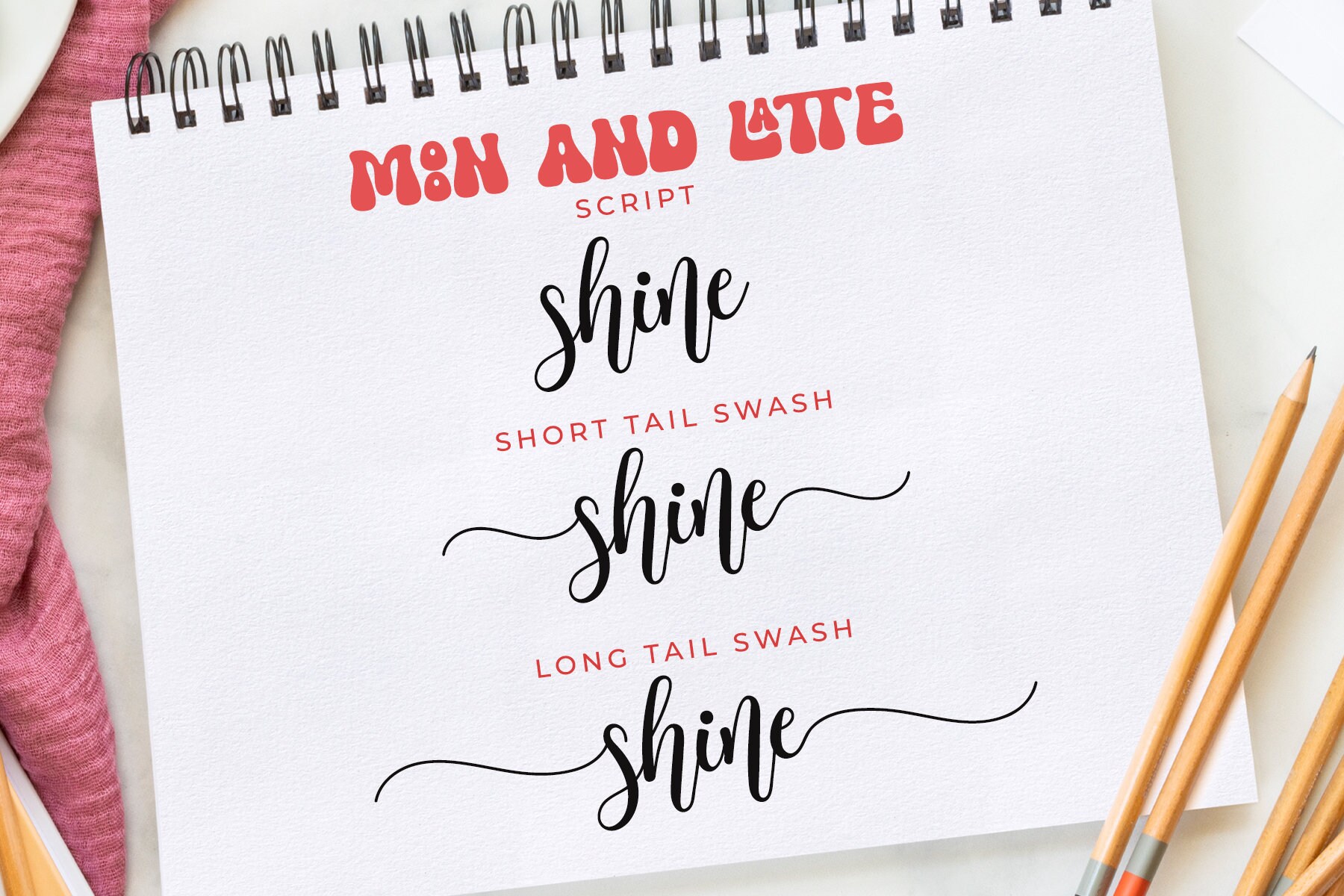 Moon and Latte Font, Retro Font, Vintage Font, Groovy Font, Script Font ...