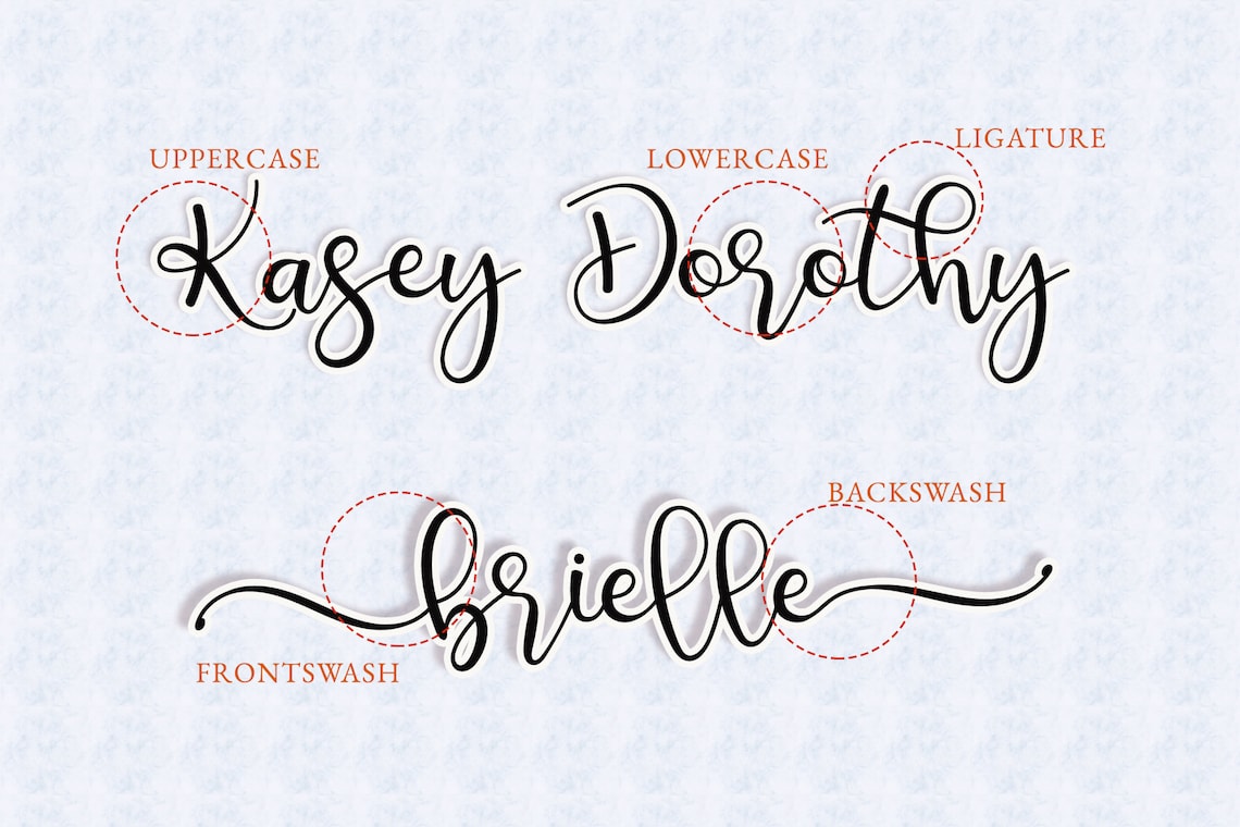 Wholestory Font, Swash Font, Tail Font, Font With Tail, Swoosh Font ...