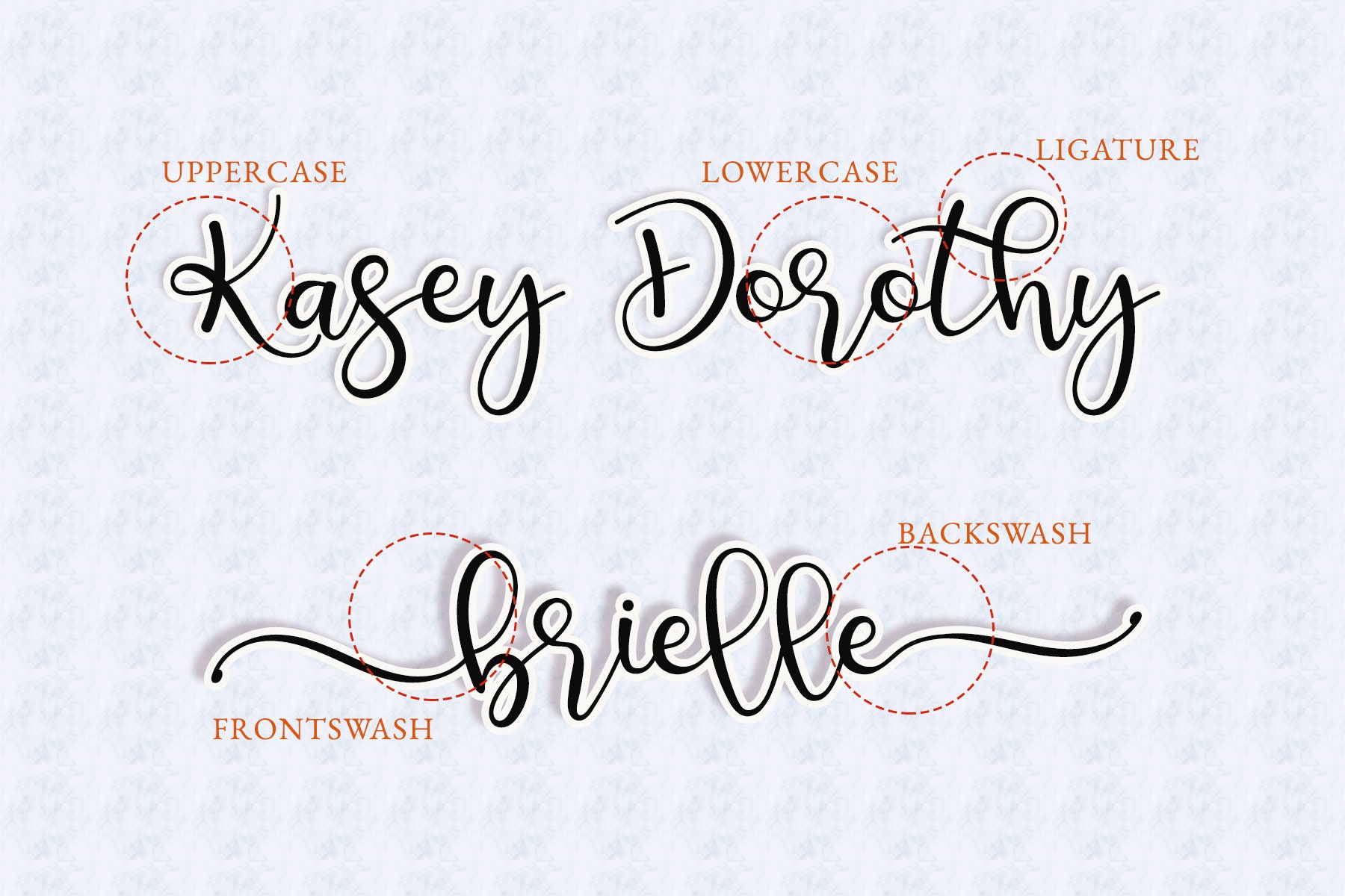 Wholestory Font, Swash Font, Tail Font, Font With Tail, Swoosh Font ...