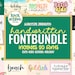 Handwritten Font Bundle, Cute Font, School Font, Script Font ...