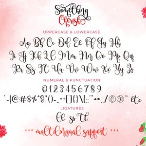 Something Cherish, Handwritten Script Font, Bouncy Font, Christmas Font ...