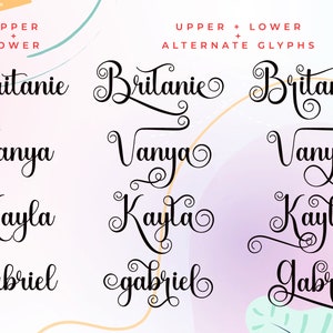 Aliyah Script Font, Wedding Font, Christmas Font, Handwritten Font ...