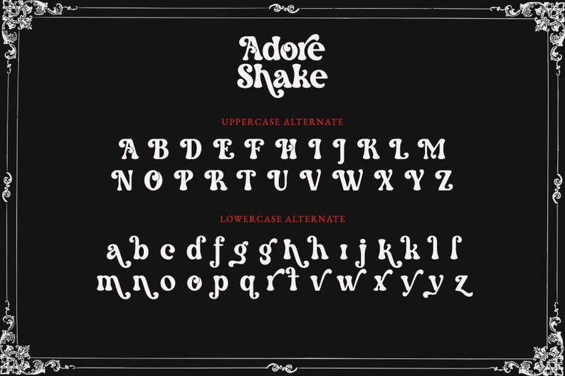 Adore Shake Font, Serif Font, Retro Font, Vintage Font, Modern Font ...