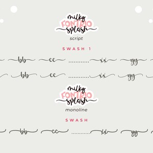 Milky Splash Font, Handwritten Font, Script Font, Cute Font ...