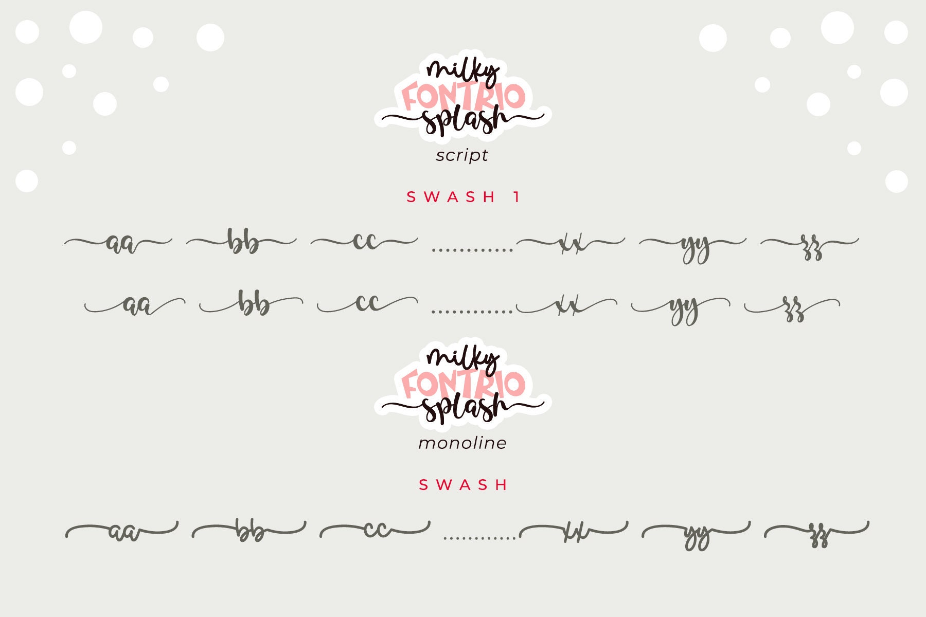 Milky Splash Font, Handwritten Font, Script Font, Cute Font ...