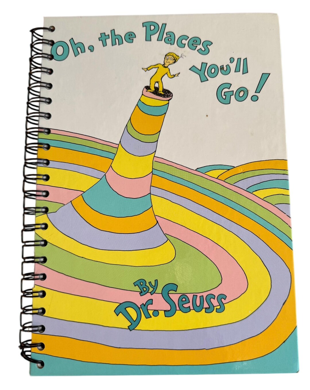 Oh the Places You'll Go - Handmade Blank Notebook, Sketchbook ...