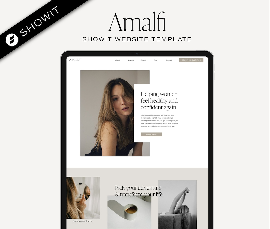 Showit Template Showit Template For Coaches Showit Website With Sales