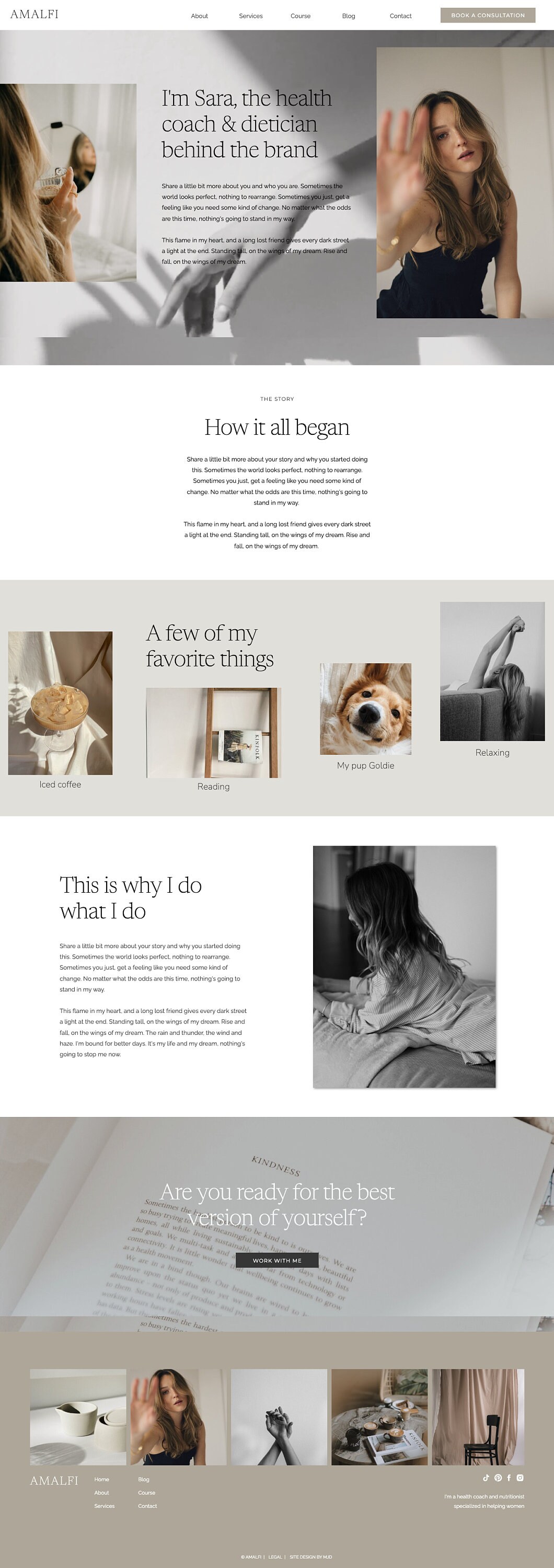 Showit Template Showit Template for Coaches Showit Website - Etsy UK